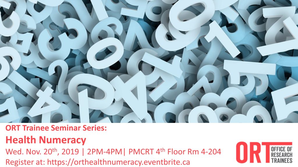 Health Numeracy - Office of Research Trainees