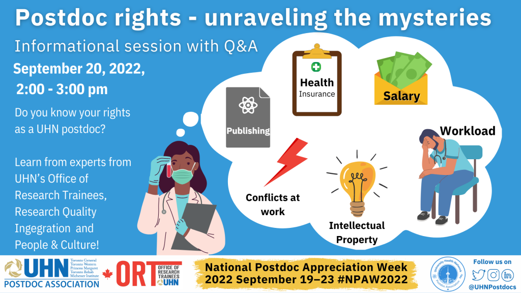 Day 2: PDF Appreciation Week - Postdocs' Rights- Unraveling the ...