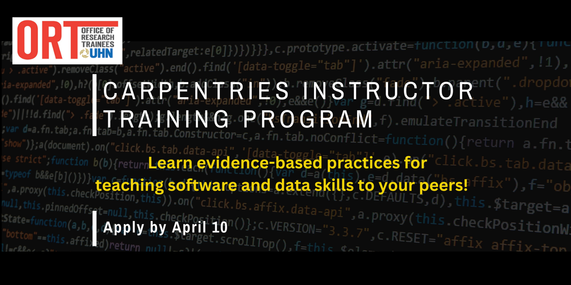 Carpentries Instructor Training - Office of Research Trainees