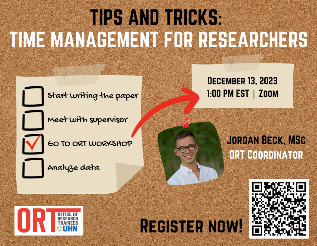 Tips & Tricks: Time Management for Researchers - Office of Research ...