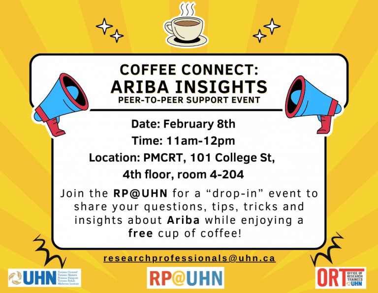 Coffee Connect: Ariba Insights Peer-to-Peer Support Event - Office of ...