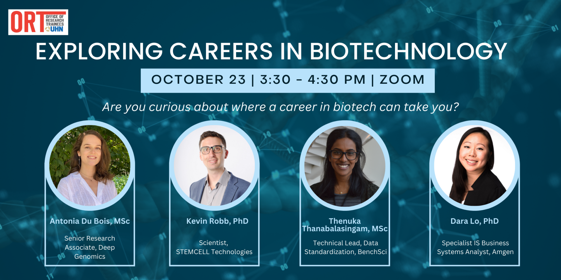 Exploring Careers in Biotechnology - Office of Research Trainees