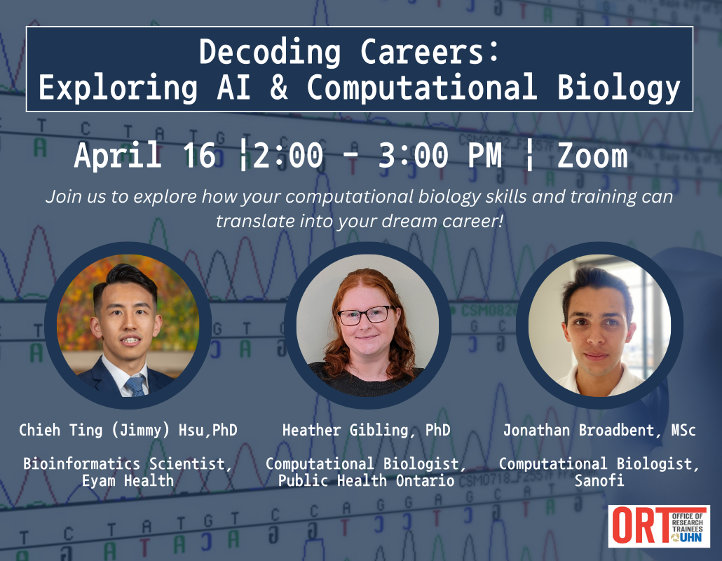 Decoding Careers: Exploring AI & Computational Biology | April 16, 2025 - Office of Research ...